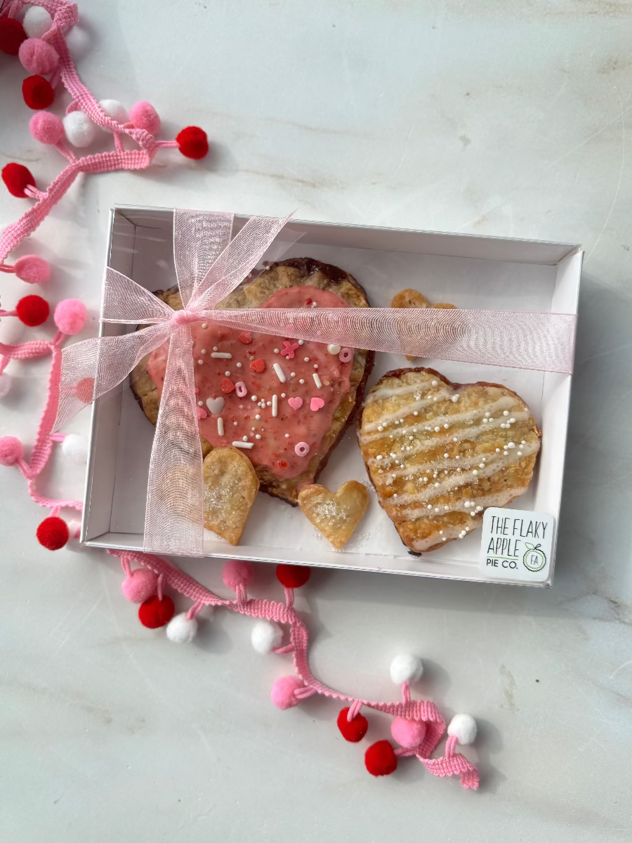 Baked Heart Duo – The Flaky Apple Pie Co
